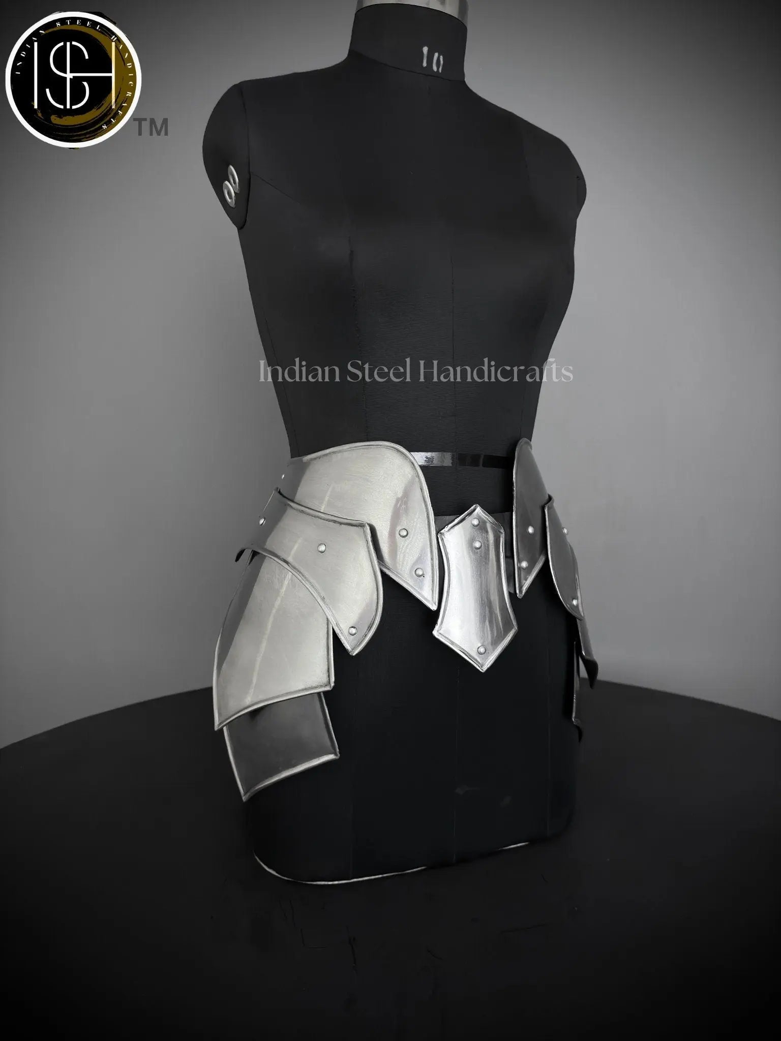 Steel Lady Armor: Medieval Knight Belt Costume - SCA LARP Cosplay – ISH ...