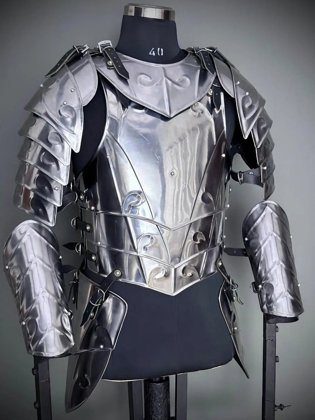 Functional Medieval Knight Armor Costume: SCA LARP Cosplay, 20-Gauge S ...